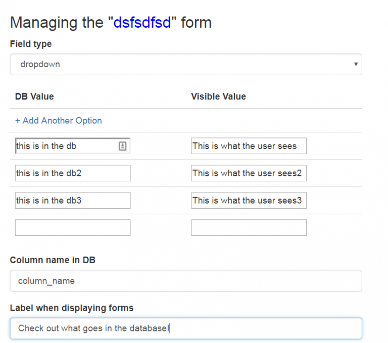Using the Form Manager – UserSpice